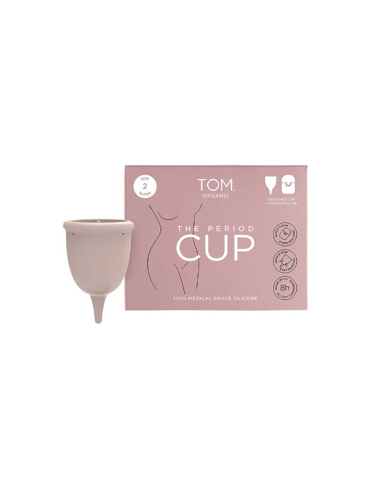TOM Organic Period Cup Size 2 | Clean Nectarine AU